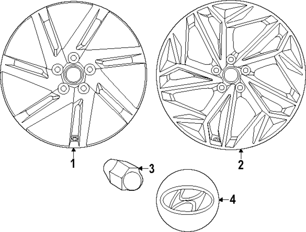2023-2025 Hyundai Ioniq 6 Wheel 52910-KL310 | Retail Performance Auto Parts