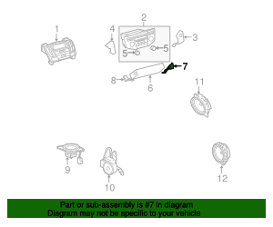 2006 Lexus RX400h Amplifier Bracket 86285-48070 | OEM Parts Online