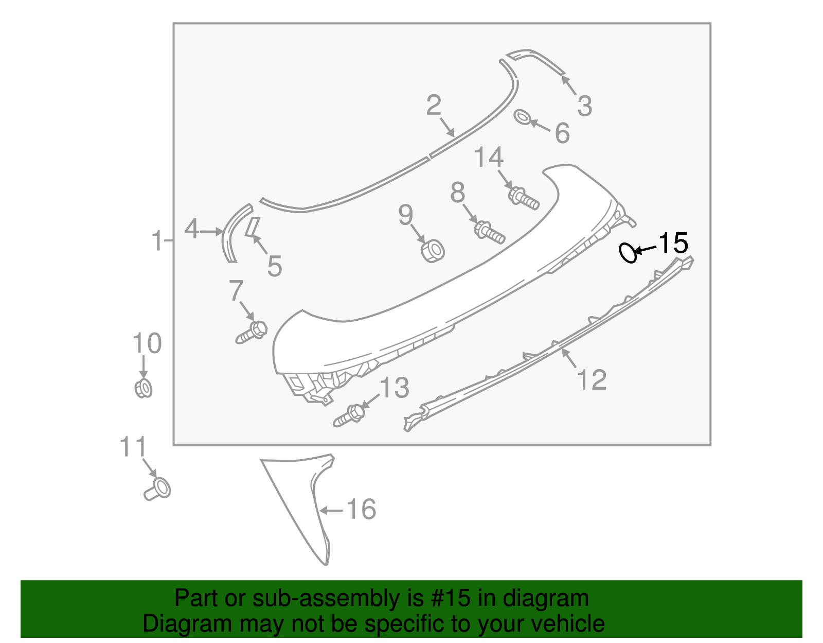 KB8A-51-SJ3 - Lower Molding Clip - 2017-2020 Mazda | Mazda Parts Factor