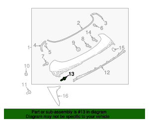 2017-2020 Mazda CX-5 Lower Molding Screw KB7W-50-7M5 | TascaParts.com
