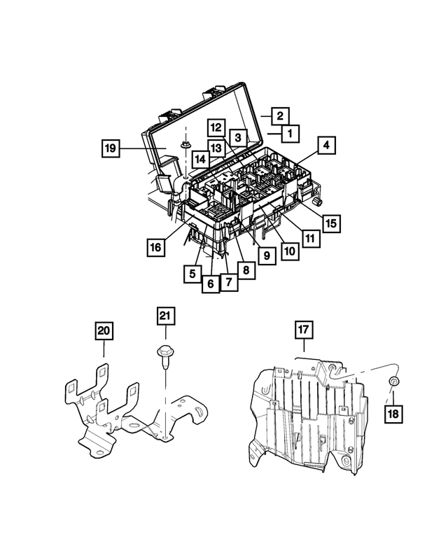 2012 Mopar Totally Integrated Power Module, Remanufactured R8244870AA ...