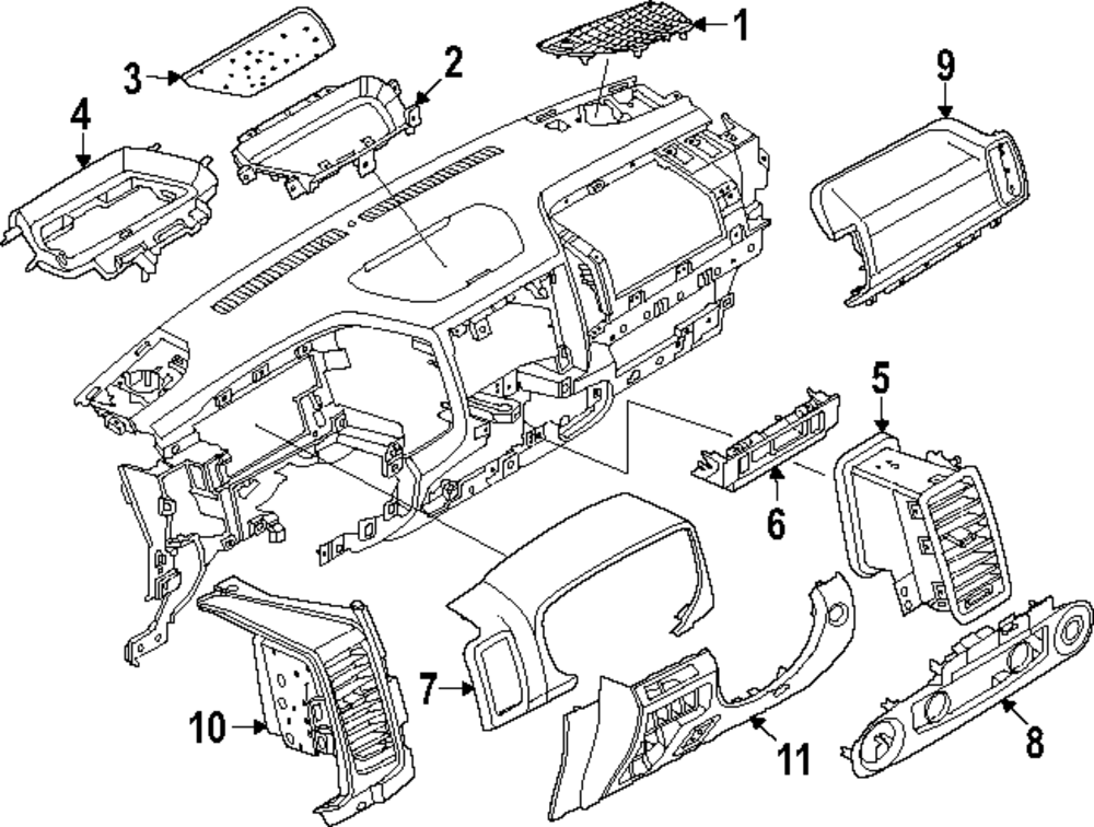 2022-2025 Nissan Frontier Lower Panel 68106-9BU0A | Ziegler Nissan of ...