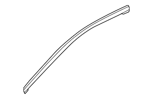 2017-2023 Chevrolet Bolt EV Passenger Side Front Door Window Upper ...