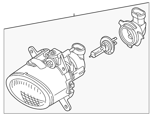2002-2008 Mini Cooper Fog Lamp Assembly 63-17-6-925-050 | Mini Parts Direct