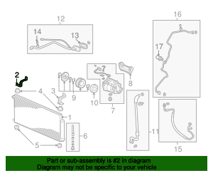80111-SWA-A01 - Bracket R Condenser (Upper) - 2010 2011 Honda CR-V ...