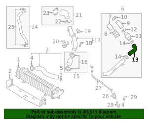 2017-2021 Hyundai Connector Hose 28254-2B720 | OEM Parts Online