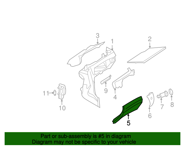 211-680-01-98-9C52 - Glove Box Door 2003-2009 Mercedes-Benz | Mercedes ...