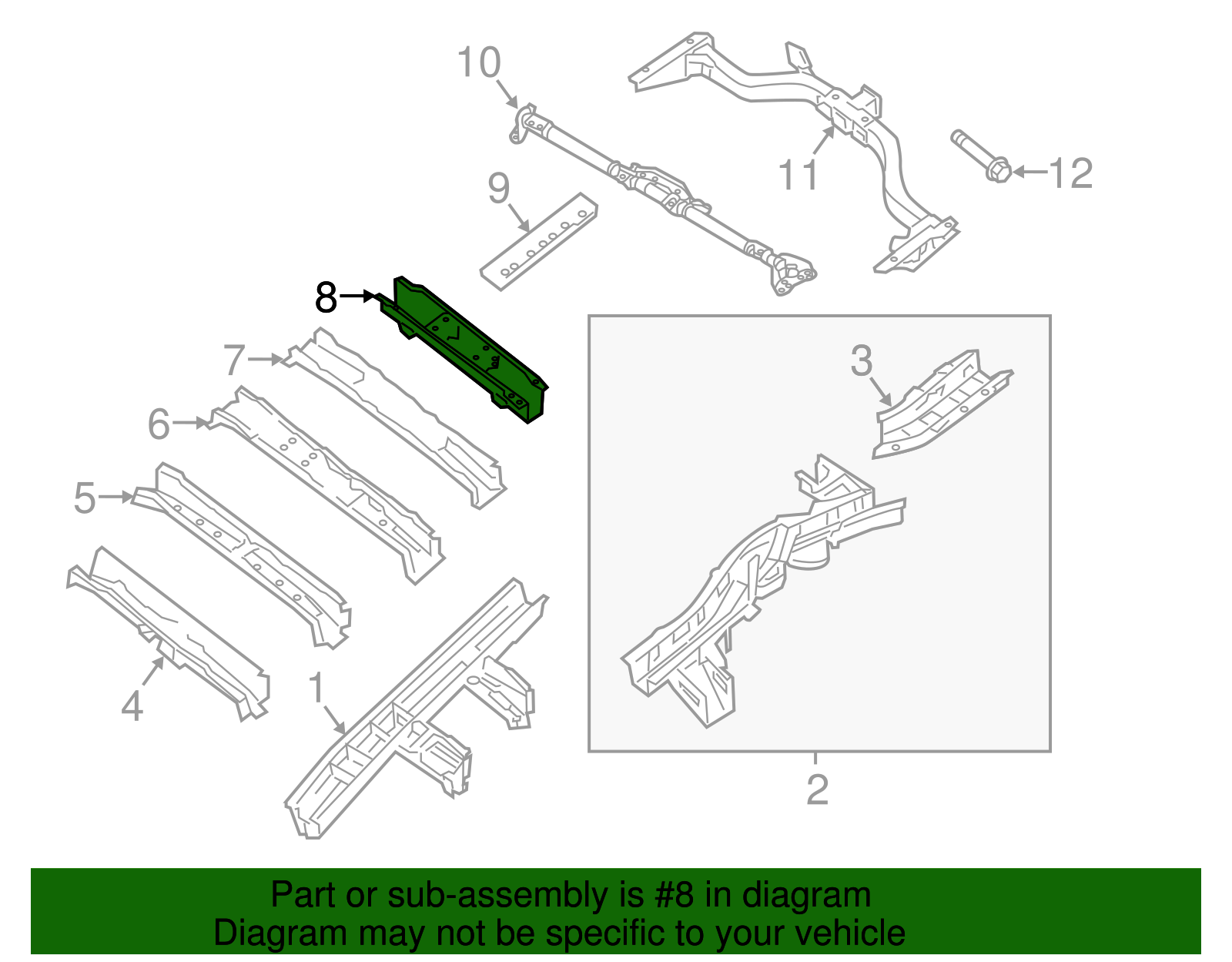 2013-2020 Infiniti Cross-Member G5470-3JAMA | Faulkner Infiniti of ...