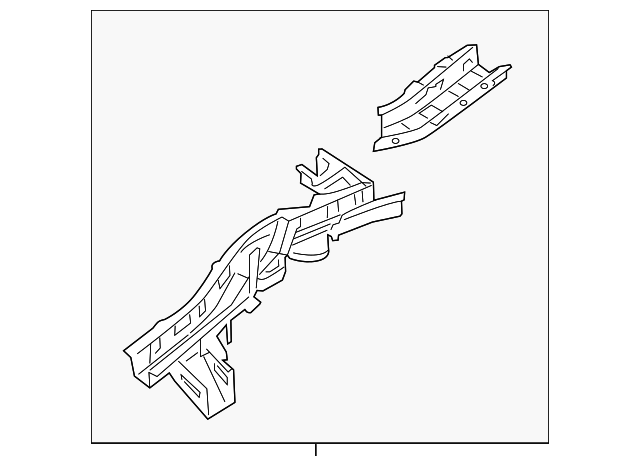 2019-2020 Infiniti QX60 Rear Rail Assembly G5511-9NJAA | Faulkner ...