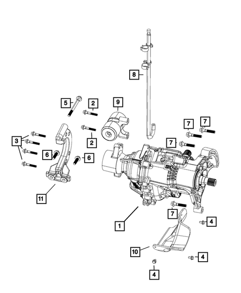 Transfer Case Assembly for 2015 Jeep Cherokee | Mopar Online Parts