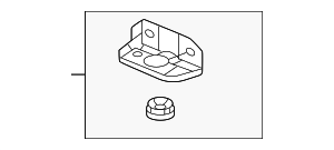 74171-T20-A00 - 2022-2025 Honda - Radiator Assembly Upper Bracket ...