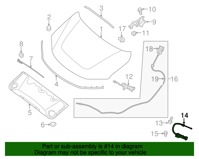 65603-9PF1A - Bellcrank 2017-2020 Nissan Pathfinder | Nissan Parts ...