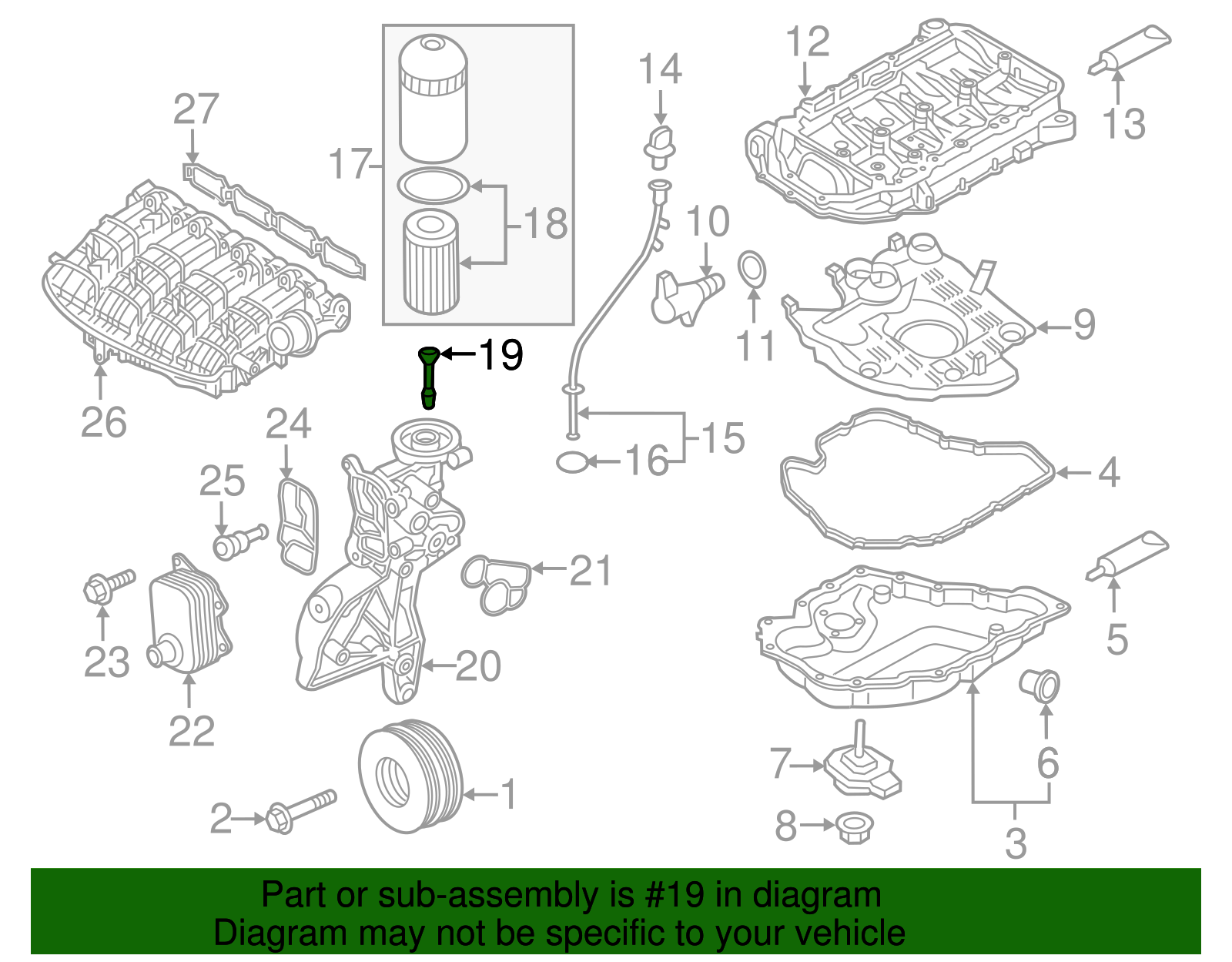 2016-2018 Audi TT Quattro Adapter 06L-115-678-C | Audi USA Parts