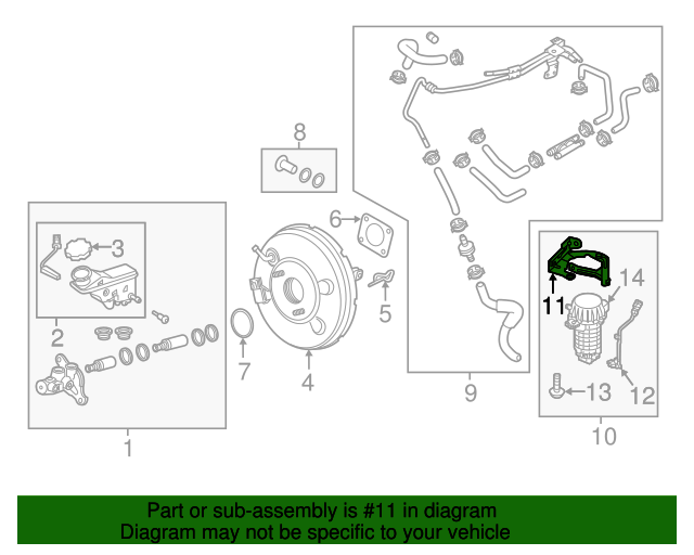 59260-D9000 - Pump Assembly Bracket 2017-2022 Kia Sportage | Kia.Parts ...