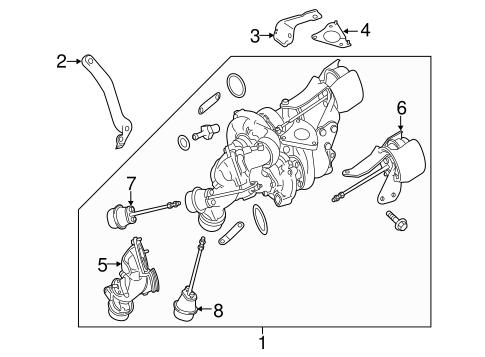 Exhaust Components for 2015 Mercedes-Benz ML250 | Mercedes-Benz Parts ...
