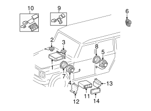 463-680-75-08 - Speaker Grille 2002-2012 Mercedes-Benz | Mercedes-Benz ...
