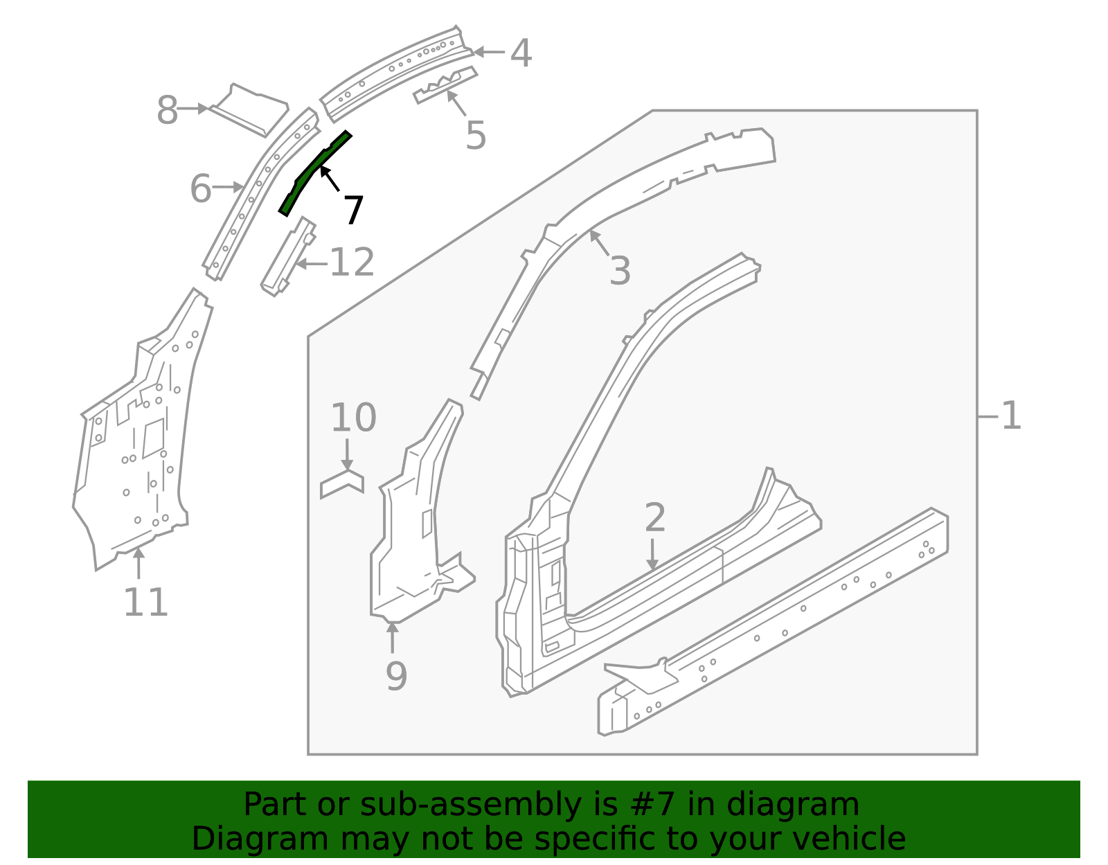 G6232-5CA0A - Inner Windshield Pillar 2017-2020 Infiniti Q60 | Infiniti ...