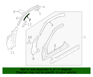 2017-2020 Infiniti Q60 Inner Windshield Pillar G6232-5CA0A | Infiniti ...
