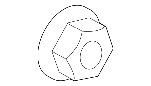 171-201-969 - Wheelhouse Liner Nut 1992-2023 Audi | Audi OEM Parts
