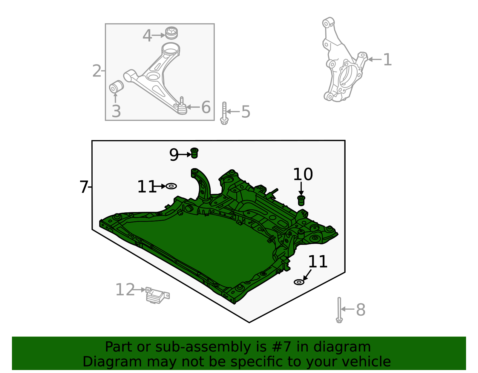 2021-2025 Hyundai Elantra Cross-Member 62405-AA000 | OEM Parts Online