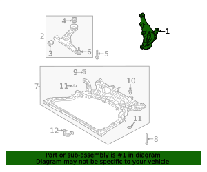 2021-2024 Hyundai Elantra Knuckle 51715-AA000 | QuirkParts