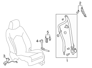 2013-2018 GM Tensioner - Passenger Side (RH) 19352616 | TascaParts.com