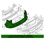 2013-2018 Ford C-Max Bumper Cover DM5Z-17K835-AAPTM | TascaParts.com