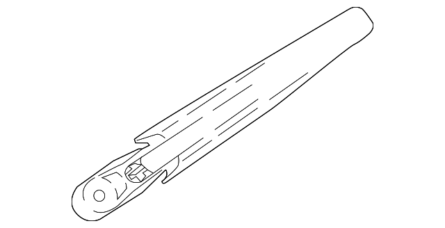 61627442095 - 2019-2024 BMW X5 Wiper Arm (61-62-7-442-095) | BMW of ...