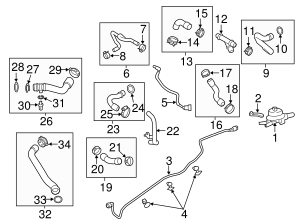 2014-2016 Porsche Panamera Connector Hose 970-106-422-60 | Gaudin ...