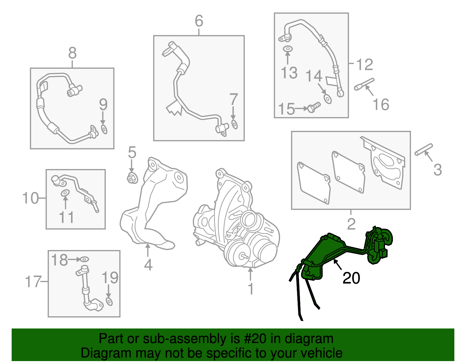 FR3Z-9S468-A - Vacuum Harness 2015-2023 Ford Mustang | Ford Parts Direct