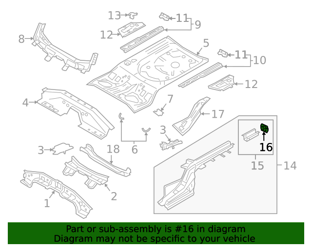 2019 Mazda 3 Mount Bracket - Driver's Side (LH) BCKN-50-0U0B ...