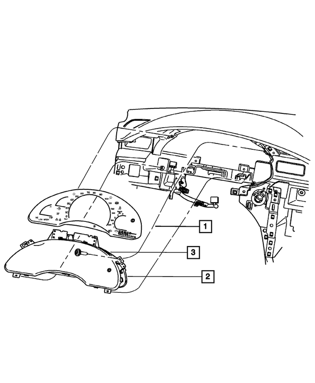 2004 Chrysler Pacifica Instrument Panel Cluster 4685885AD | Mopar Estores