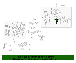 2008-2015 Scion xB Brace Sub Assembly Fend 53706-12050 | Toyota Parts ...