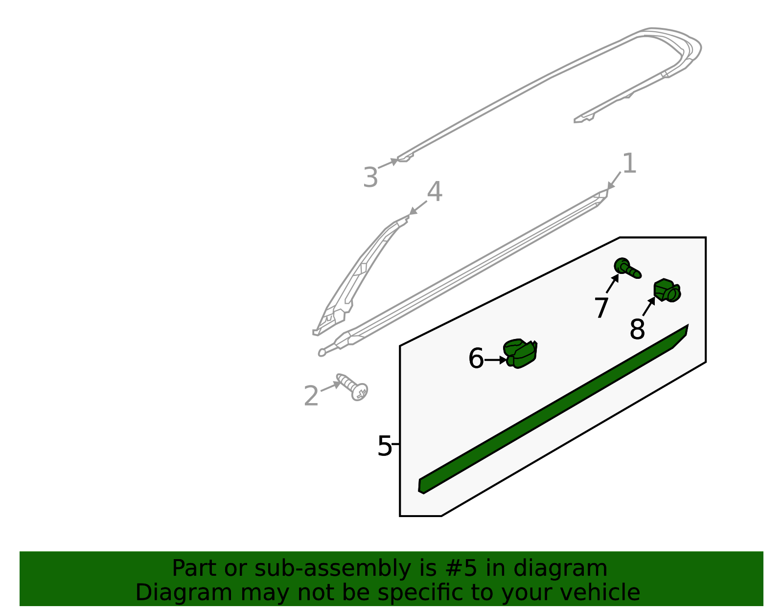 Hyundai - 87721-D2000 - Body Side Molding - 2017-2022 Genesis G90 | OEM ...