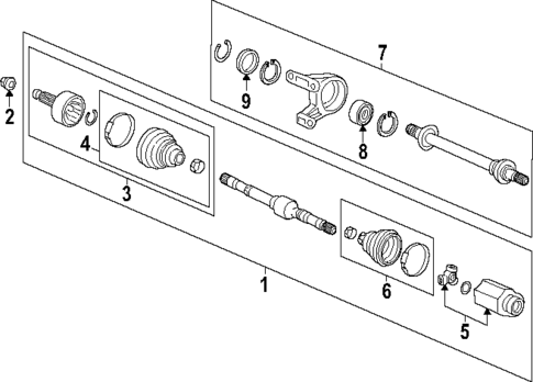 Drive Axles for 2024 Honda CR-V | Honda Parts Online