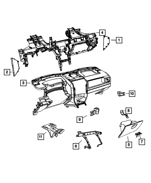 2007-2017 Jeep Electrical Connectors Bracket 68002374AA | Mopar Estores