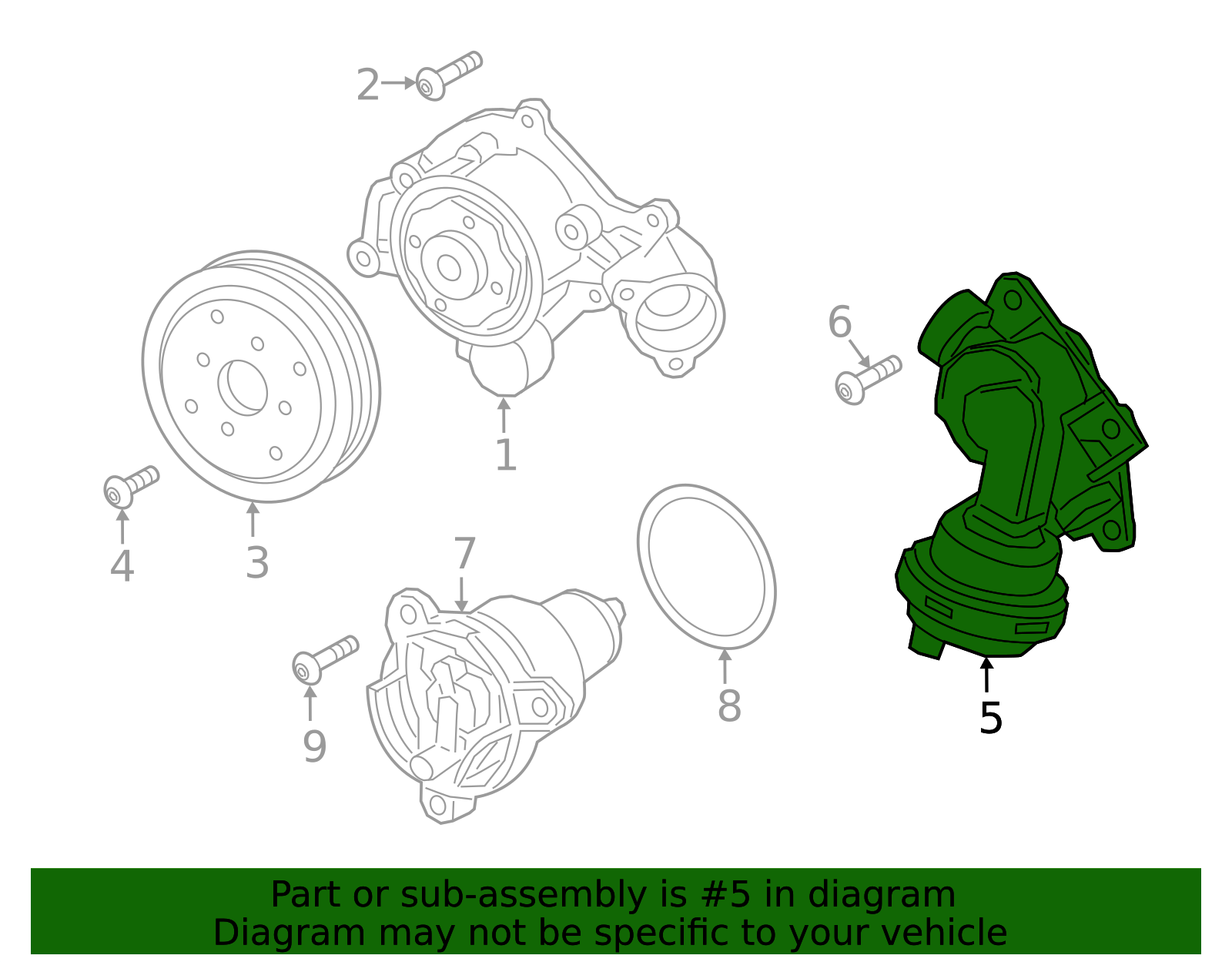2018-2025 Audi Engine Coolant Control Valve 06M-121-678-H ...