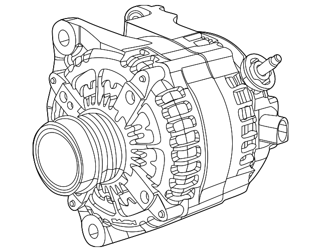 2019-2021 Jeep Cherokee Alternator 56029745AB | TascaParts.com