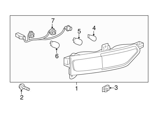 42663538 - Combo Lamp Assembly 2017-2021 Chevrolet Bolt EV ...