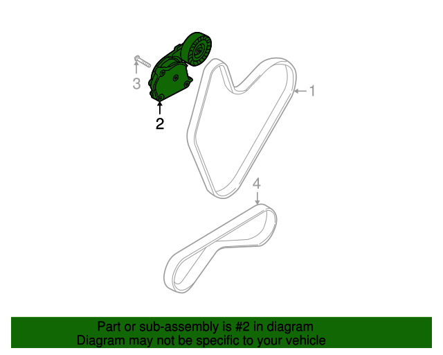11-28-1-482-199 - Accessory Drive Belt Tensioner Assembly 2002-2008 ...