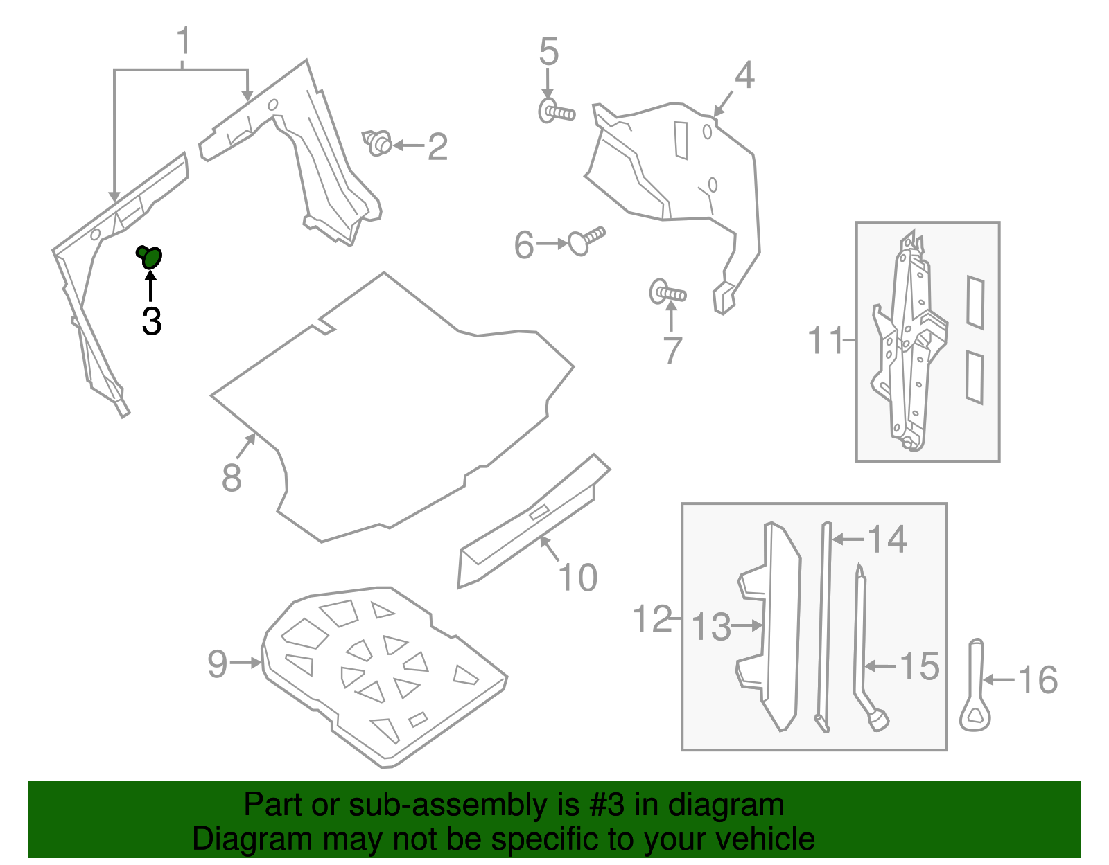 1995-2025 Nissan Trim Retaining Clip (dk Gray/black) (s13 S14 S15 R32 ...