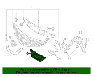 2018-2019 Nissan Rogue Sport Emblem 62890-6MD0A | GetOEMParts.com
