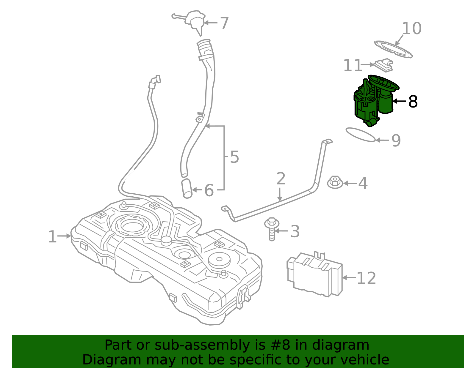 16117300463 - 2016-2023 BMW Fuel Pump (16-11-7-300-463) | BMW of South ...
