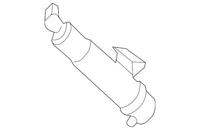 171-860-10-47 - Washer Nozzle 2005-2011 Mercedes-Benz | Mercedes-Benz ...