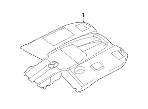 177-010-70-03 - Engine Cover 2019-2023 Mercedes-Benz | Mercedes-Benz ...