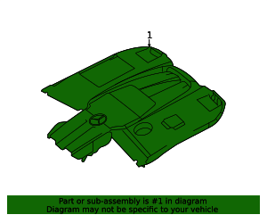 177-010-96-09 - Engine Cover 2021-2023 Mercedes-Benz | AutoNationParts.com