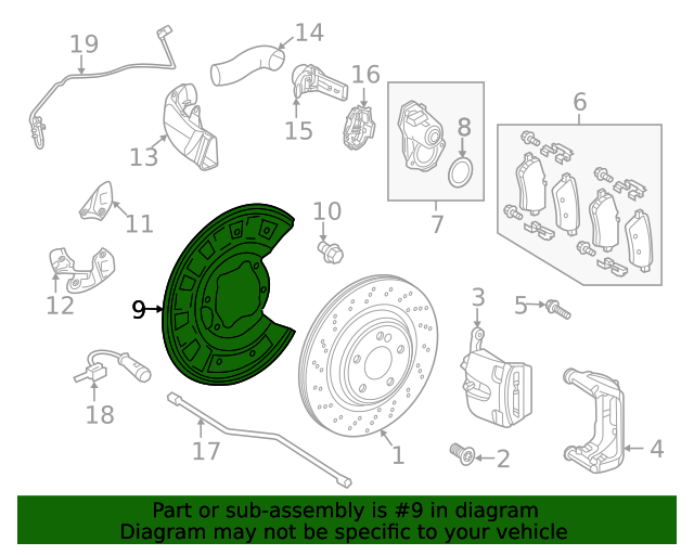 2015-2023 Mercedes-Benz Splash Shield 205-423-03-20 | Ryder Parts