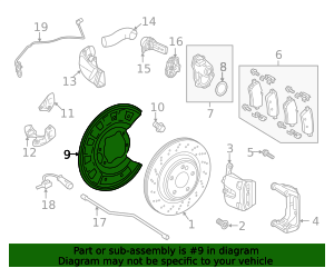 2018-2021 Mercedes-Benz Splash Shield 190-423-24-00 | MB OEM Parts