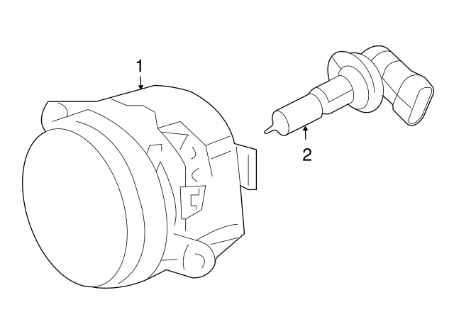 2011-2023 Mopar Fog Lamp Assembly 05182021AB | Mopar Parts Canada