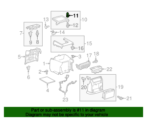 58959-60060 - Glove Box Door Cushion - 2007-2023 Toyota | OEM Genuine ...